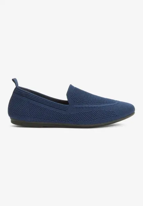COMFORTVIEW The Sabrina Slip On Flat - Navy