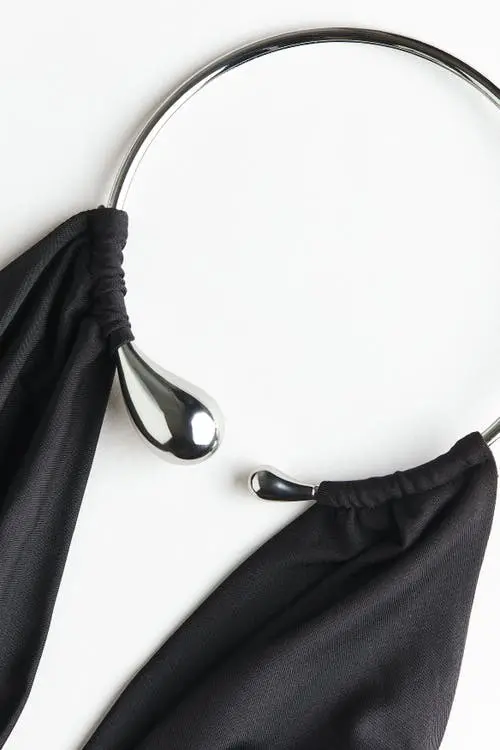 H&m Draped Halterneck Dress