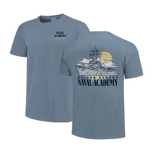 IMAGE ONE United States Naval Academy Graphic T-shirt - Blue