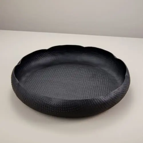 BE HOME Wallis Aluminum Low Bowl