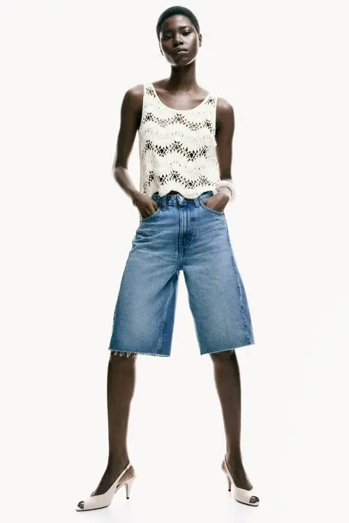 H&m Crochet-look Top