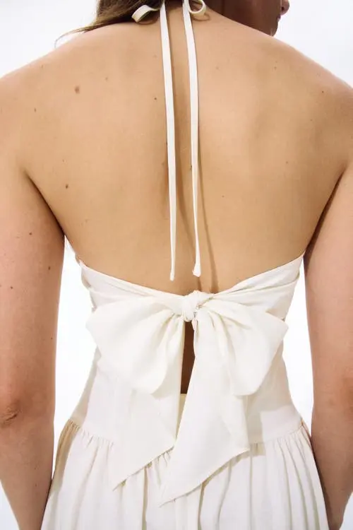 H&m Ruched Halterneck Dress