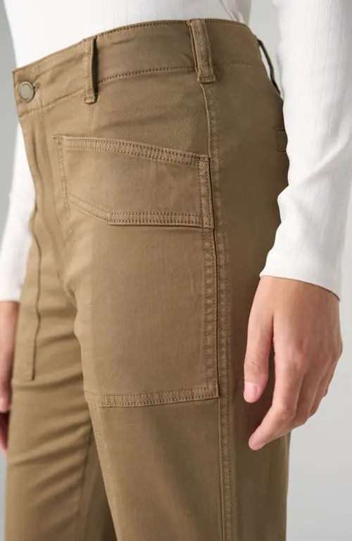 LIVERPOOL Patch Pocket Stretch Cotton Blend Pants