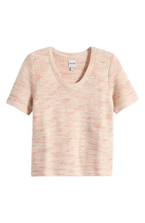 NIC+ZOE Wave Stitch Cotton Blend Sweater