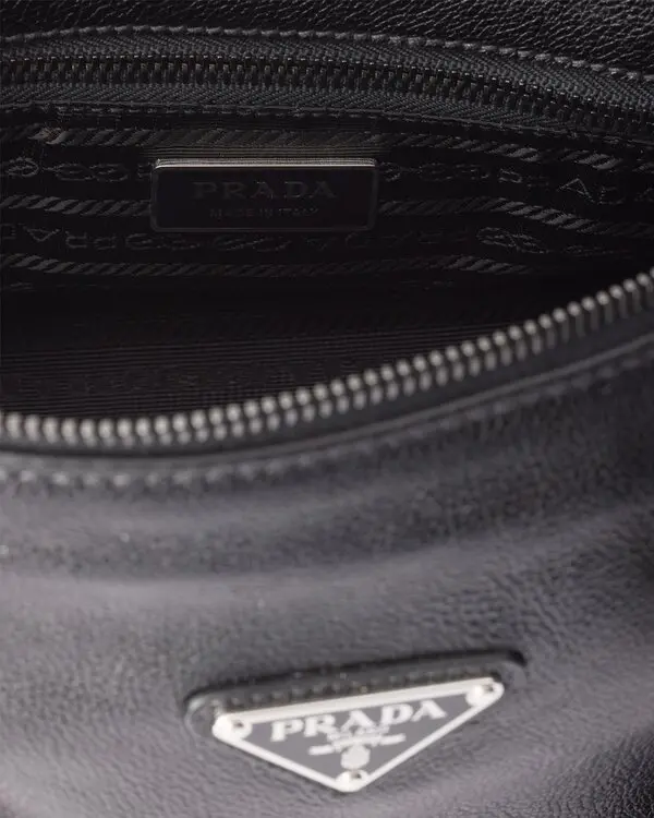 Prada Bonnie Medium Antiqued Leather Tote Bag
