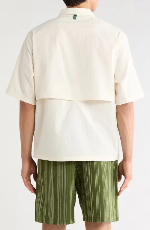 MALBON Bass Club Seersucker Popover Windshirt