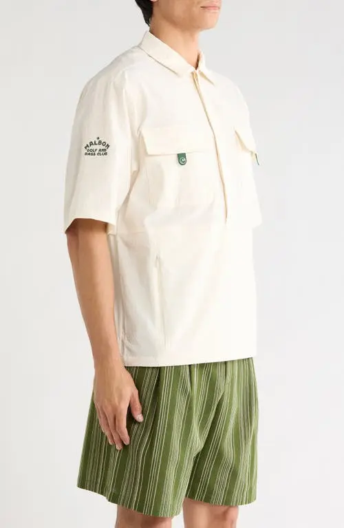 MALBON Bass Club Seersucker Popover Windshirt