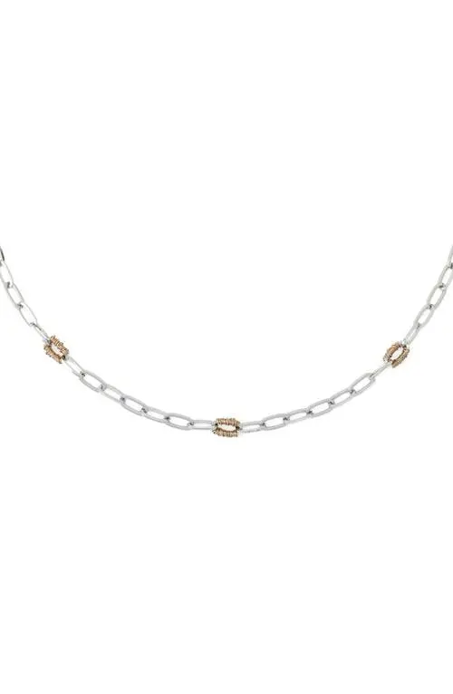 Robert Lee Morris Paperclip Chain Necklace