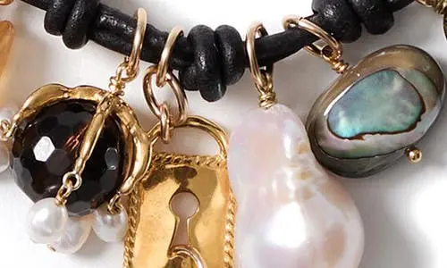 Chan Luu Semiprecious Stone Charm Bracelet