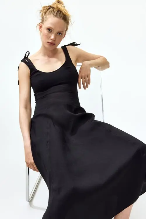 H&m Mama Tie-strap Nursing Dress