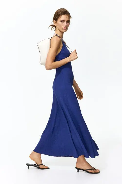H&m Textured Jersey Dress