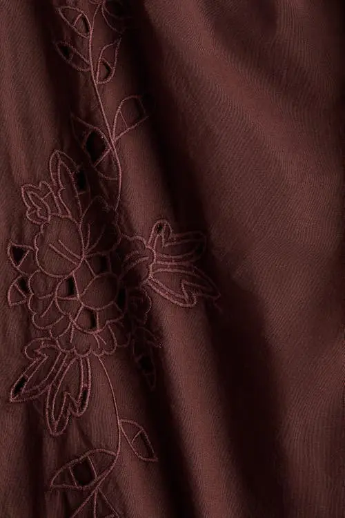 H&m Broderie Anglaise Tie-detail Trousers