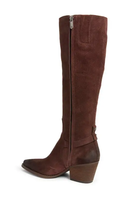 Sam Edelman Wren Buckle Knee-high Boots - Cafe Noir