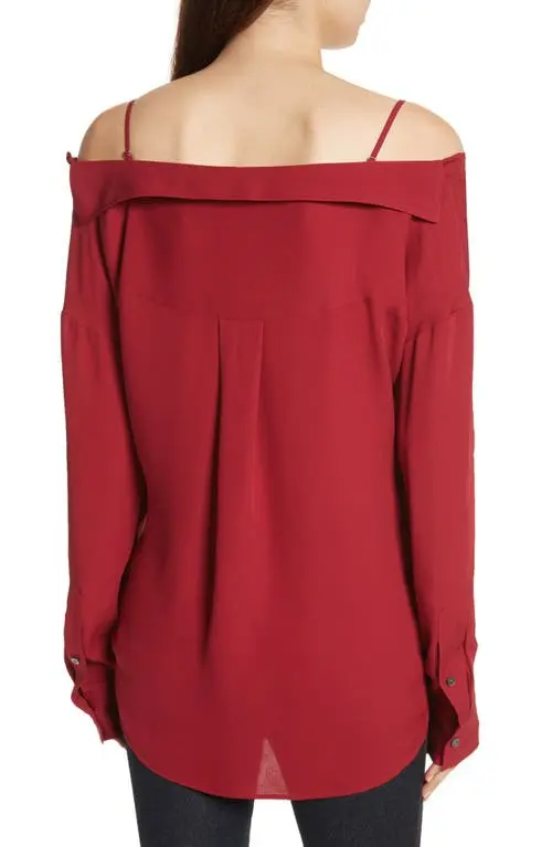 Theory Tamalee Silk Shirt