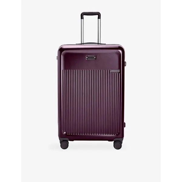 Briggs & Riley Sympatico Large Expandable Spinner Suitcase - Plum