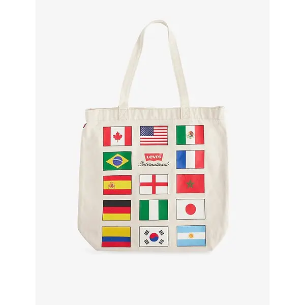 LEVI'S World Cup International Cotton Tote Bag - White