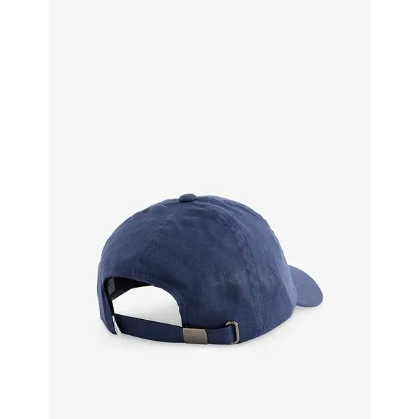 Sunspel Panelled Linen Cap