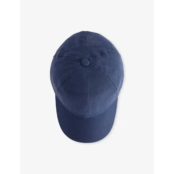 Sunspel Panelled Linen Cap