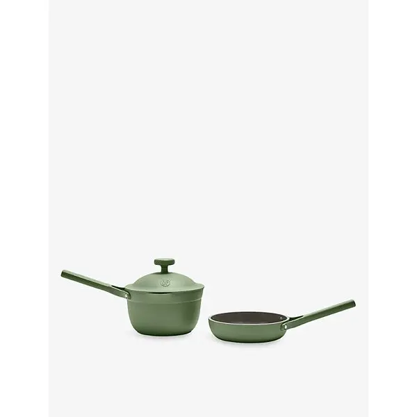 OUR PLACE Tiny Ceramic Pot And Pan Set - Sage