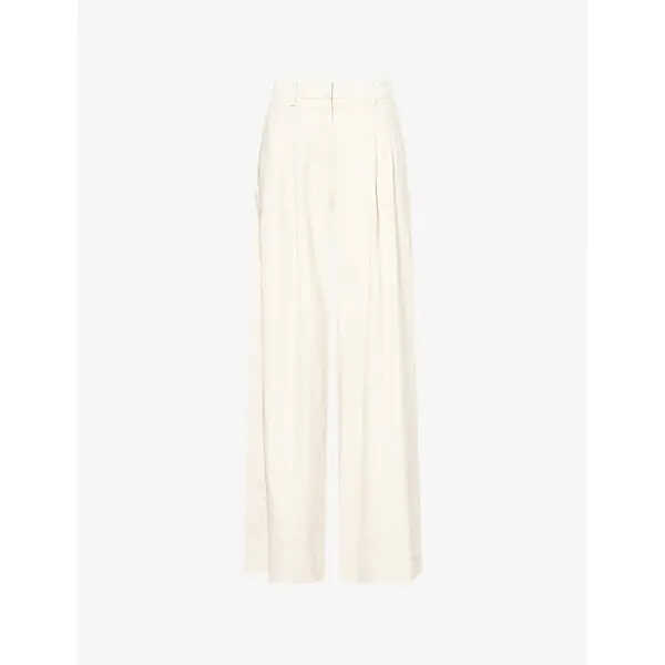 Simkhai Ramsey Pleated Wide-leg Trousers