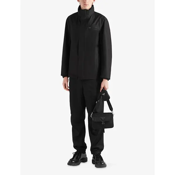 Prada High-neck Woven Jacket