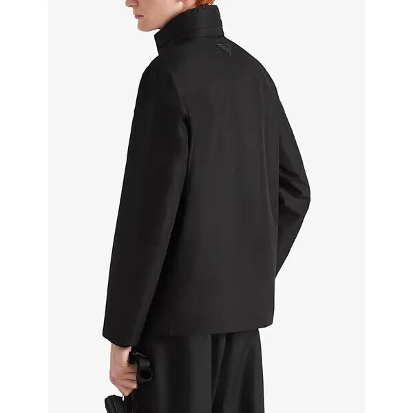 Prada High-neck Woven Jacket