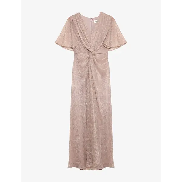 PHASE EIGHT Dorinda Woven Maxi Dress - Metallic