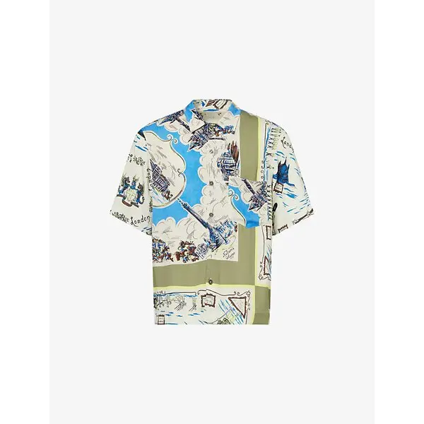 Paul Smith Printed Short-sleeve Woven Shirt