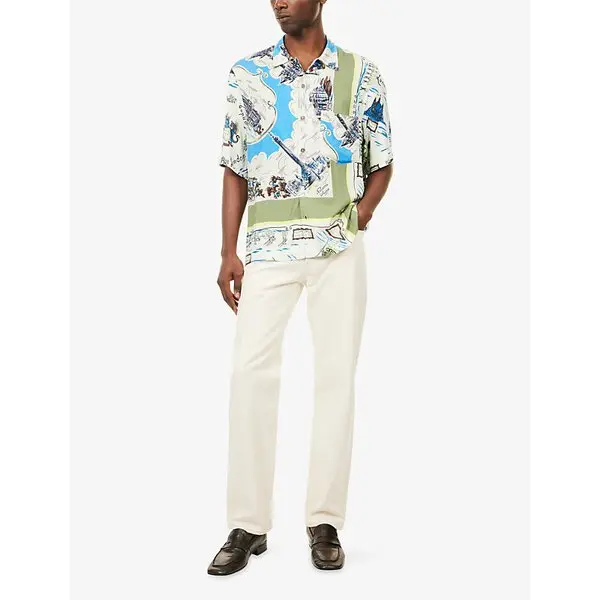 Paul Smith Printed Short-sleeve Woven Shirt
