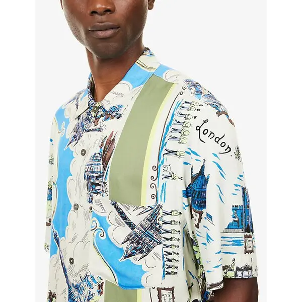 Paul Smith Printed Short-sleeve Woven Shirt