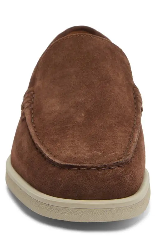 STUART WEITZMAN Suede Loafers - Espresso