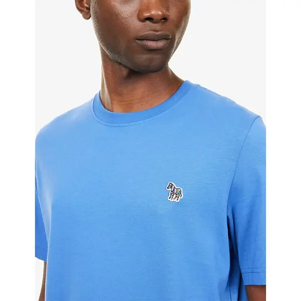 Paul Smith Crew-neck Cotton T-shirt - Zebra