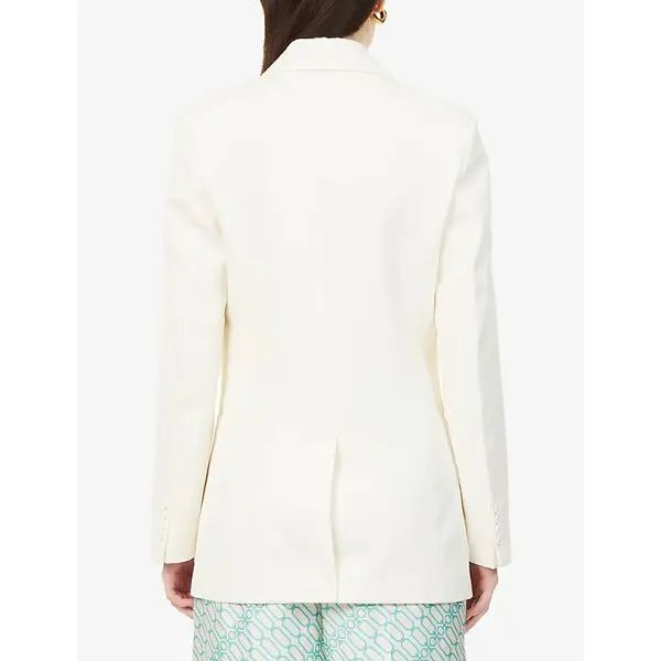 Victoria Beckham Katherine Single-breasted Woven Blazer