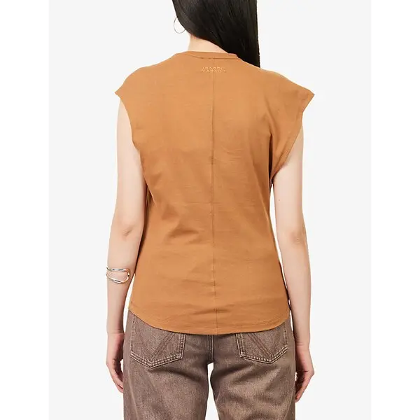 Isabel Marant Étoile Asymmetrical Knit Top - Caramel
