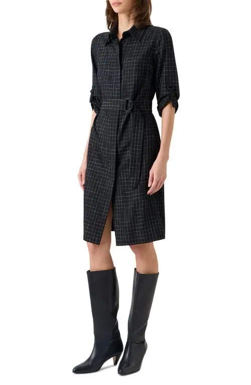 Akris Checked Wool-blend Shirtdress