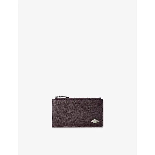 Cartier Losange De Zipped Leather Card Holder - Brown