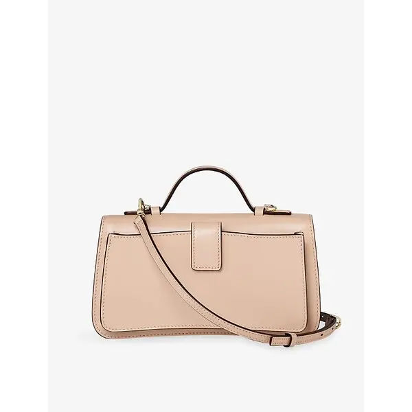 Cartier Panthère De Nano Leather Top-handle Bag - Beige