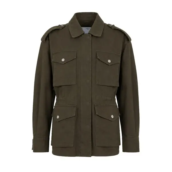 ATS THE LABEL Leonna Utility Pocket Jacket - Green