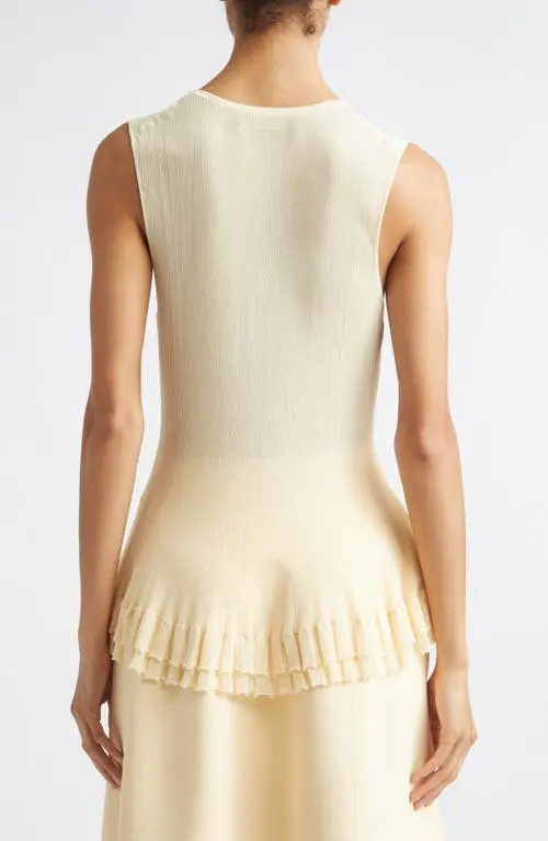 ASHLYN Bennett Ruffle Hem Sleeveless Sweater