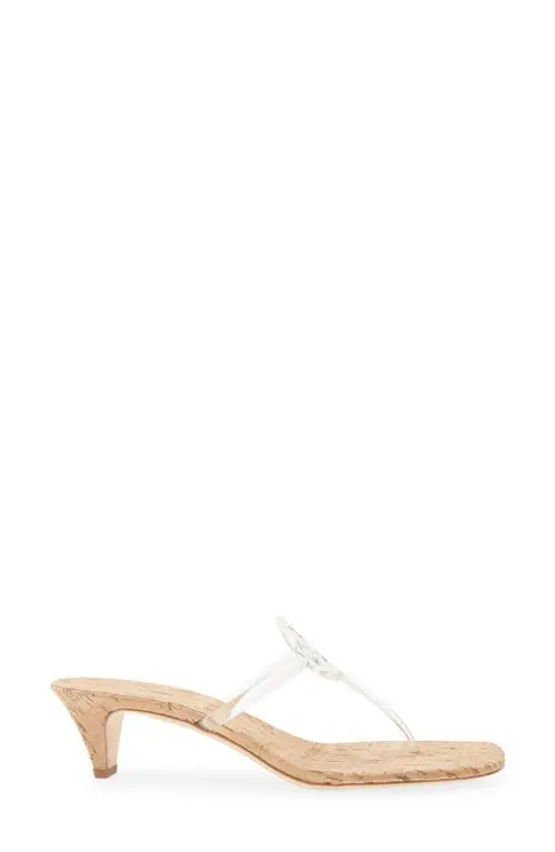 Tory Burch Miller Jelly Kitten Heel Sandal - Clear
