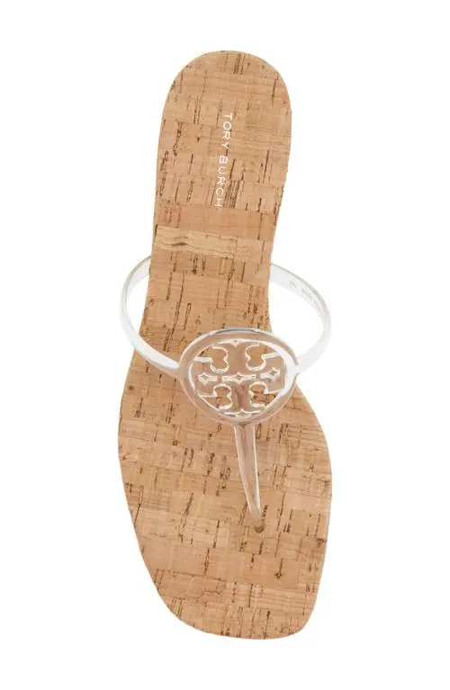 Tory Burch Miller Jelly Kitten Heel Sandal - Clear