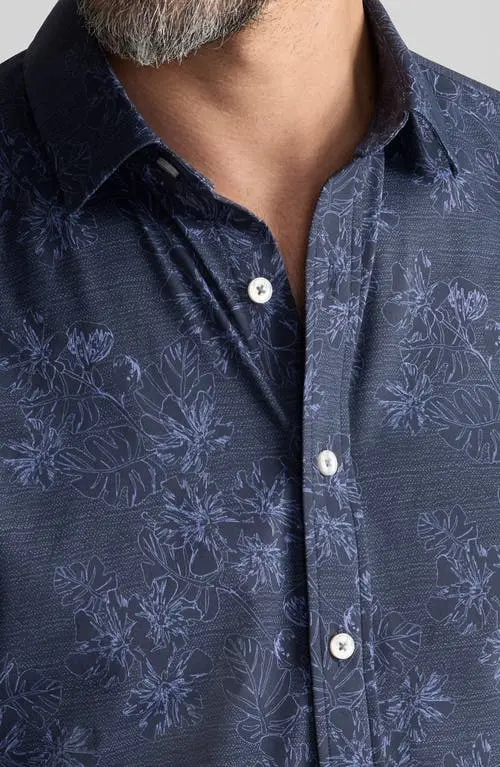 UNTUCKIT Short Sleeve Performance Button-up Shirt