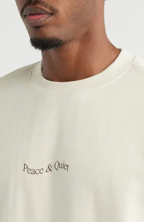MUSEUM OF PEACE & QUIET Wordmark Graphic Sweatshirt