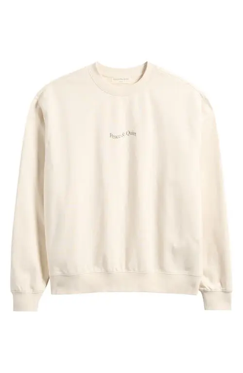 MUSEUM OF PEACE & QUIET Wordmark Graphic Sweatshirt