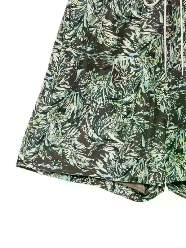 Auralee Printed Silk Shorts