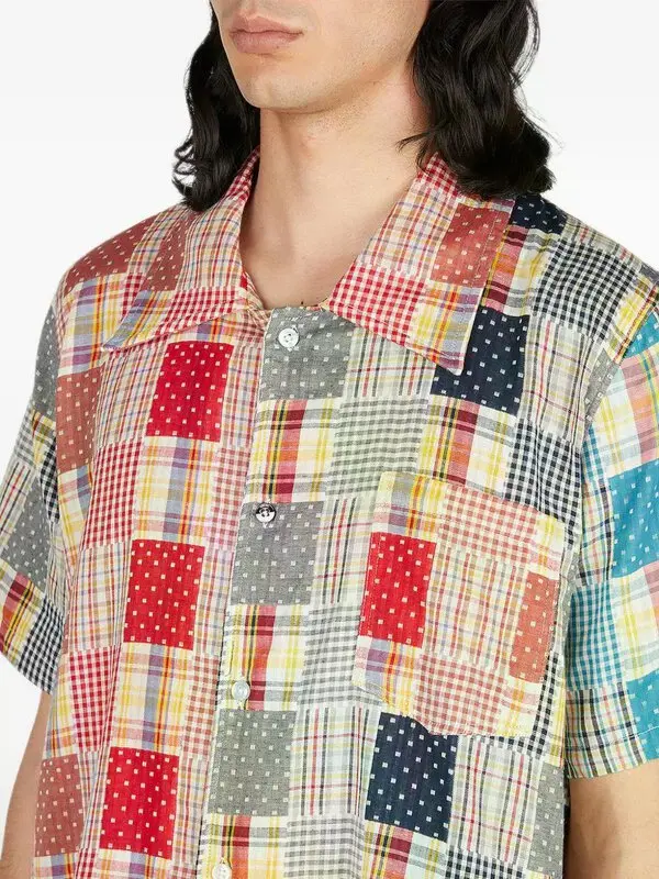 (DI)VISION Patchwork Short-sleeve Shirt