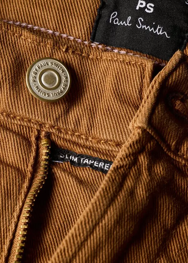 Paul Smith Slim Tapered-fit Garment-dyed Jeans
