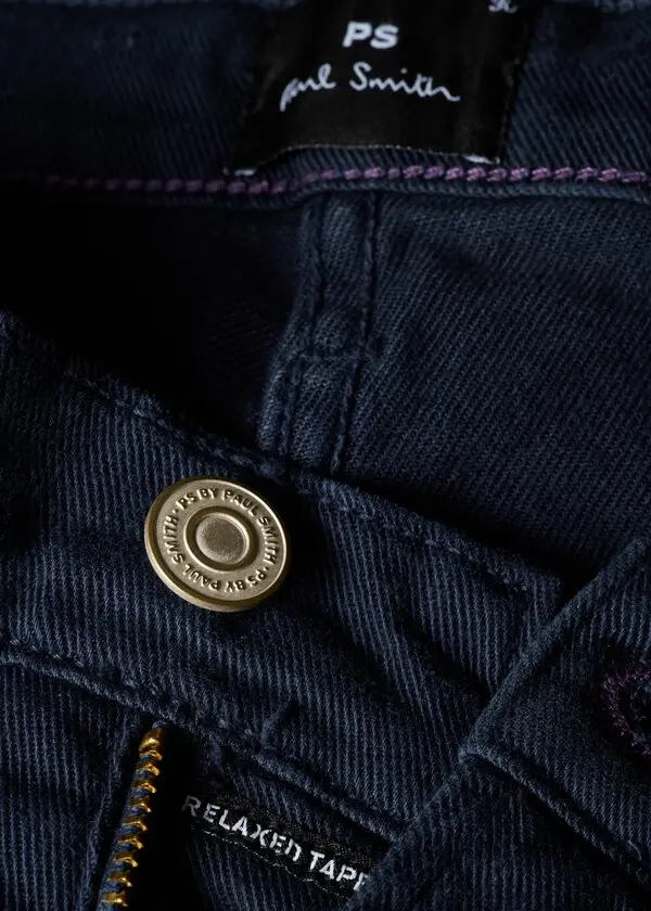 Paul Smith Relaxed Tapered-fit Gart-dyed Jeans