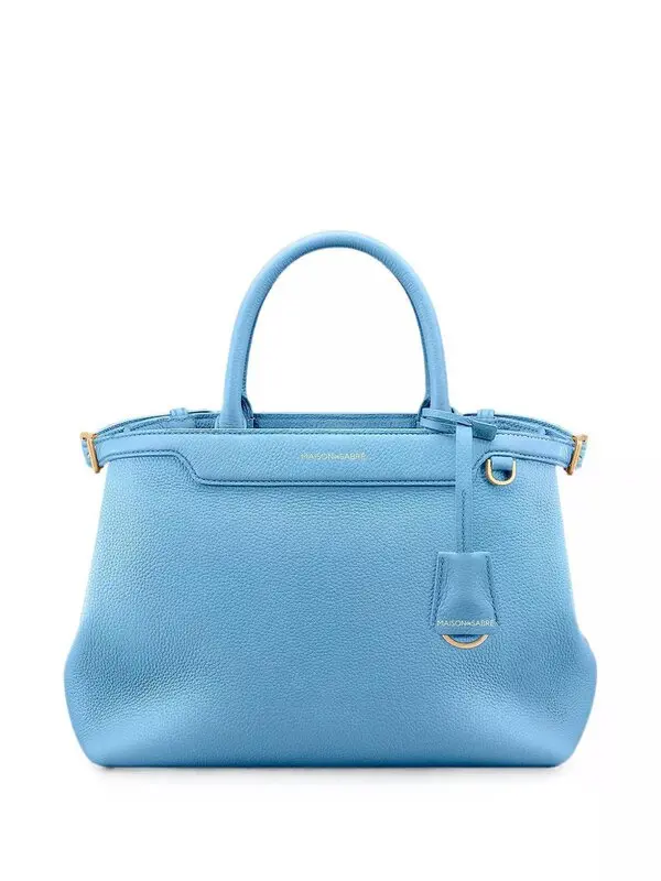 MAISON DE SABRE Palais Medium Leather Tote Bag - Blue