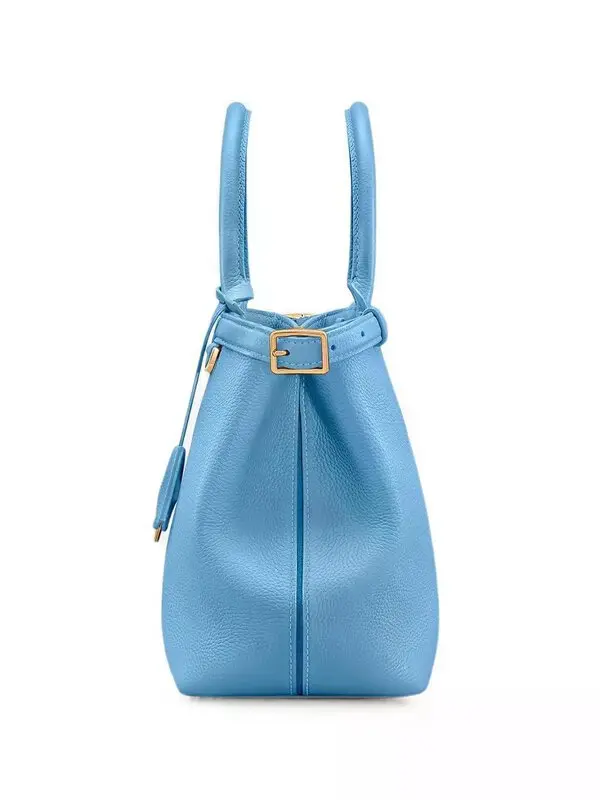 MAISON DE SABRE Palais Medium Leather Tote Bag - Blue